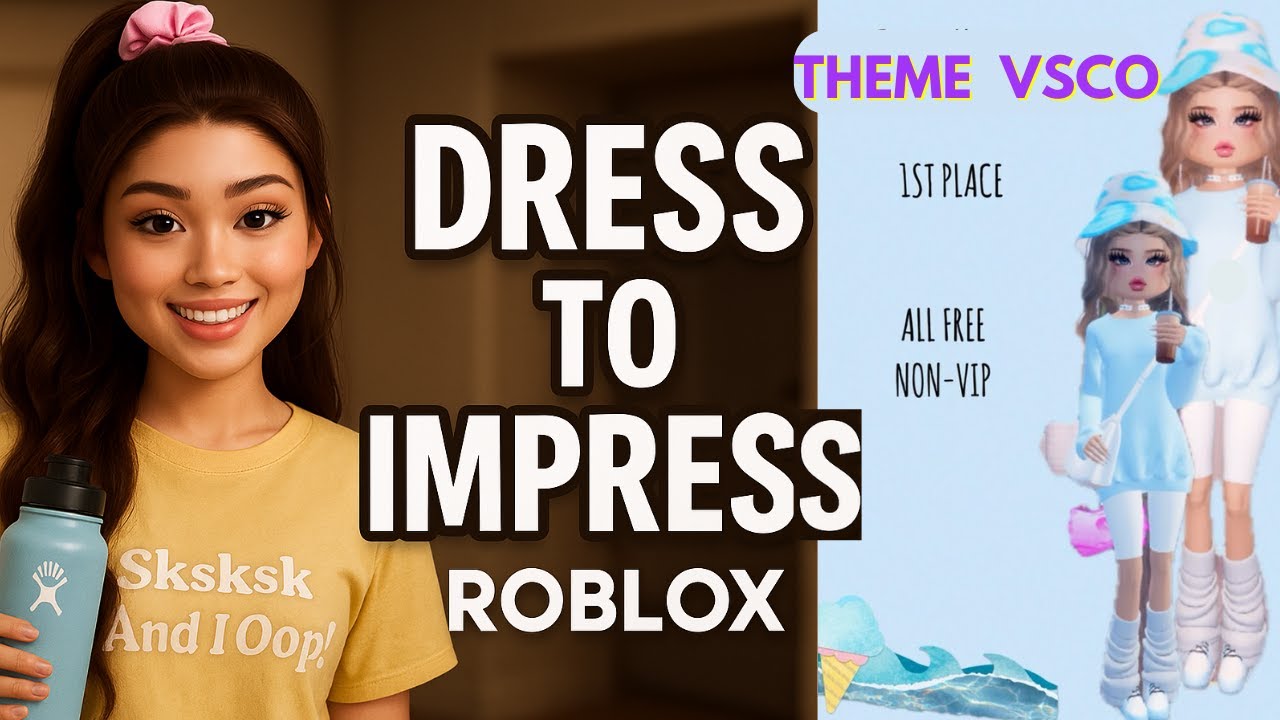 Dress to Impress ROBLOX | VSCO Theme Challenge! 🌊 | Outfit Battle ...