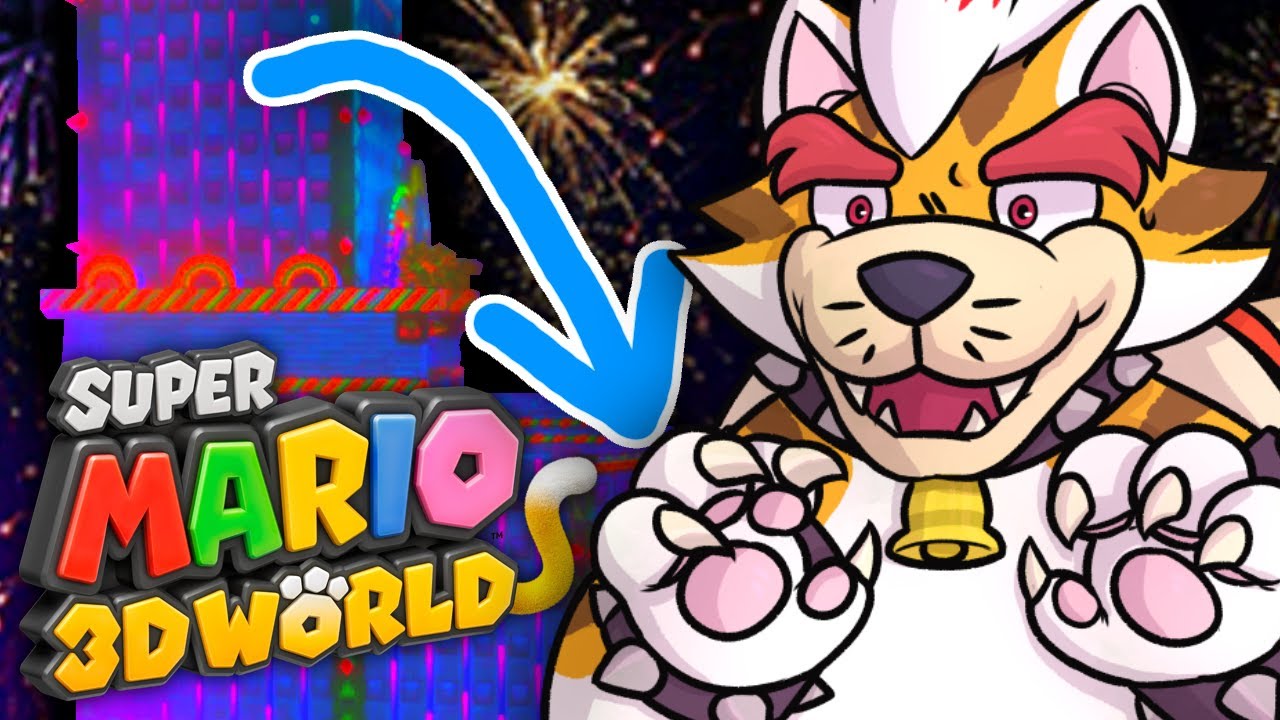 Super Mario 3D World Final Boss, but BACKWARDS - YouTube