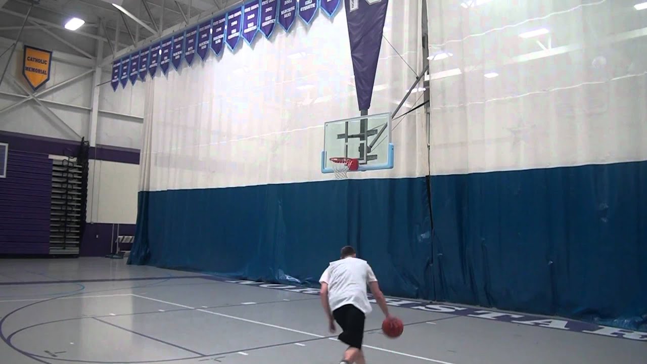 Finishing moves: Reverse layup with inside hand - right side - YouTube