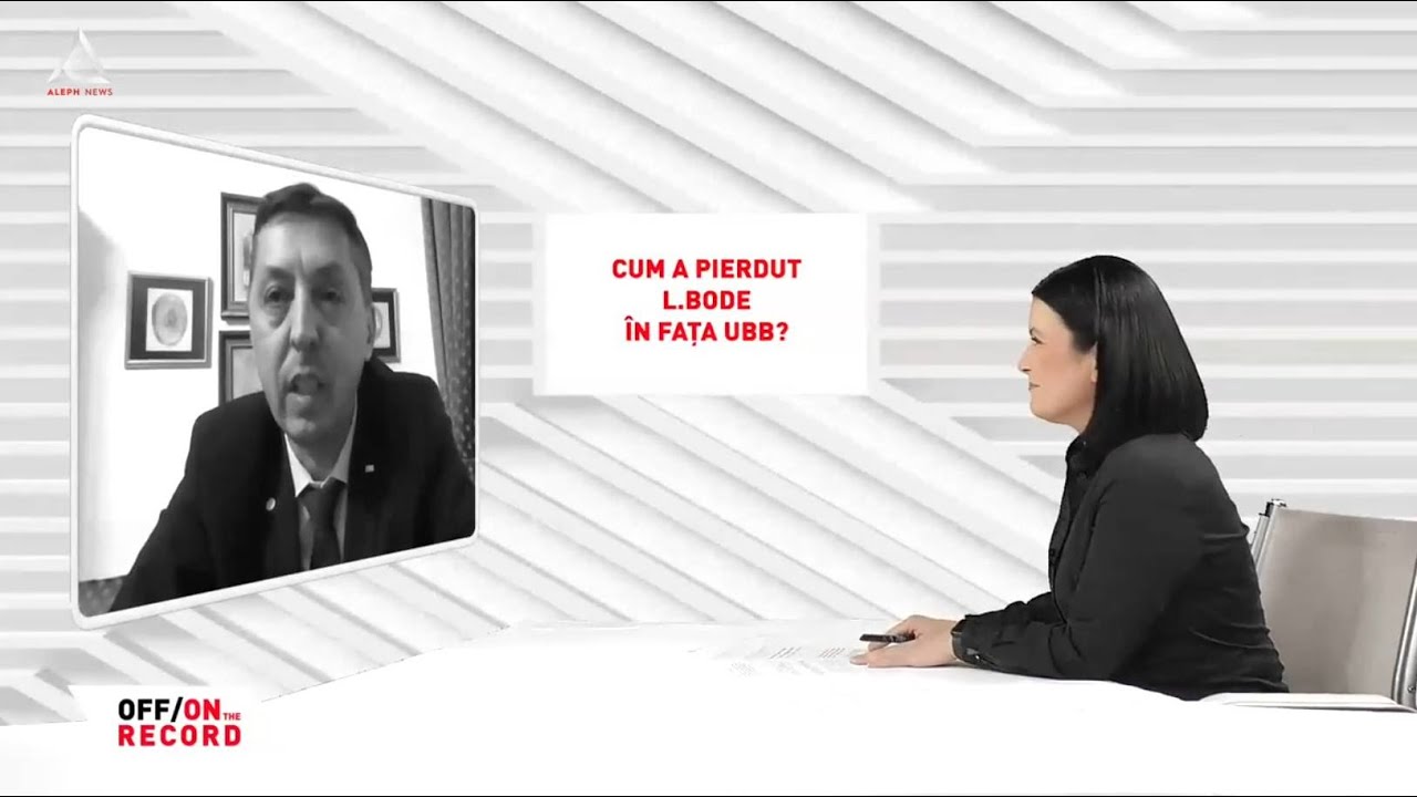 OFF/ON THE RECORD, 22 ianuarie 2023. Invitat: Daniel David, Rector ...