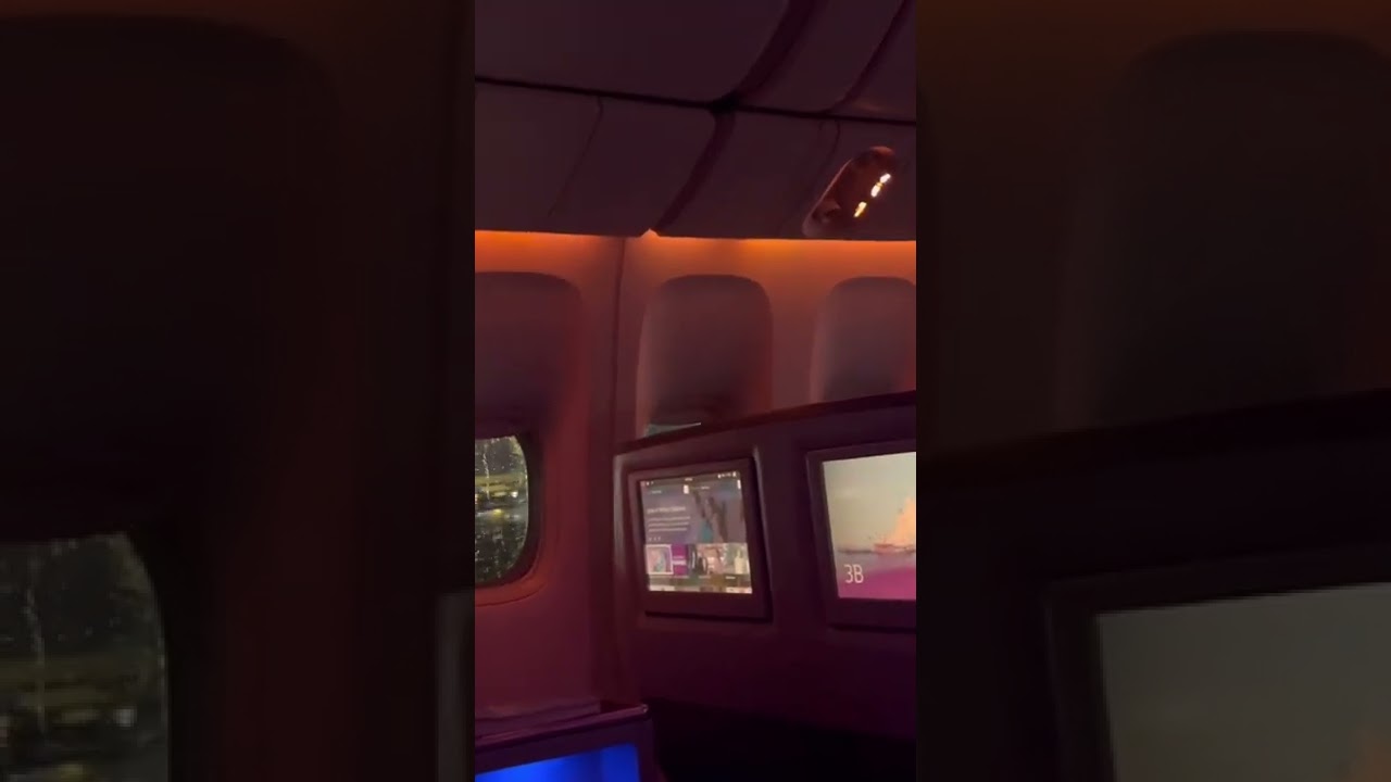 INSIDE THE PLANE TAKING OFF - YouTube