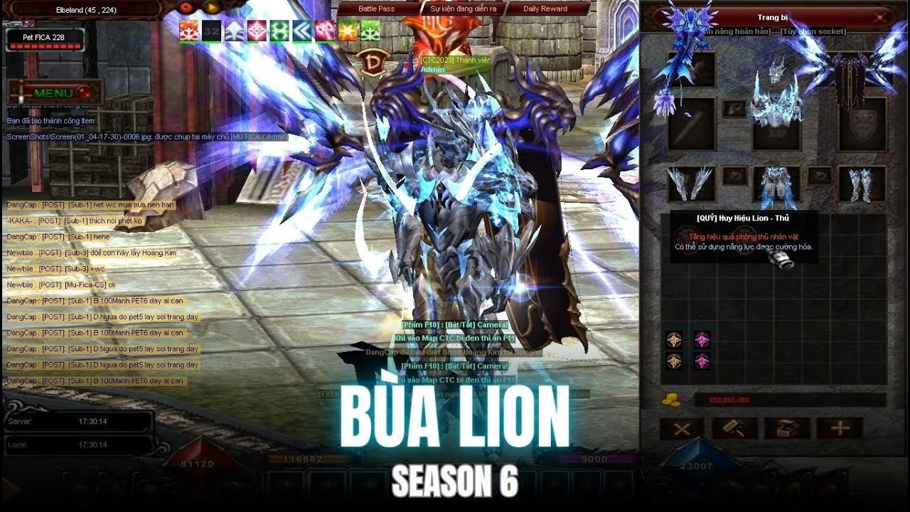 [SEASON 6] Bùa Lion | MU ONLINE SEASON 6 | MU-FICA.COM - YouTube