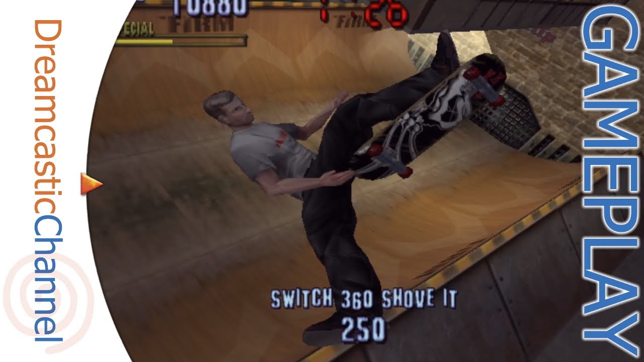 Gameplay: Tony Hawk's Pro Skater (Dreamcast) | Single Session ...