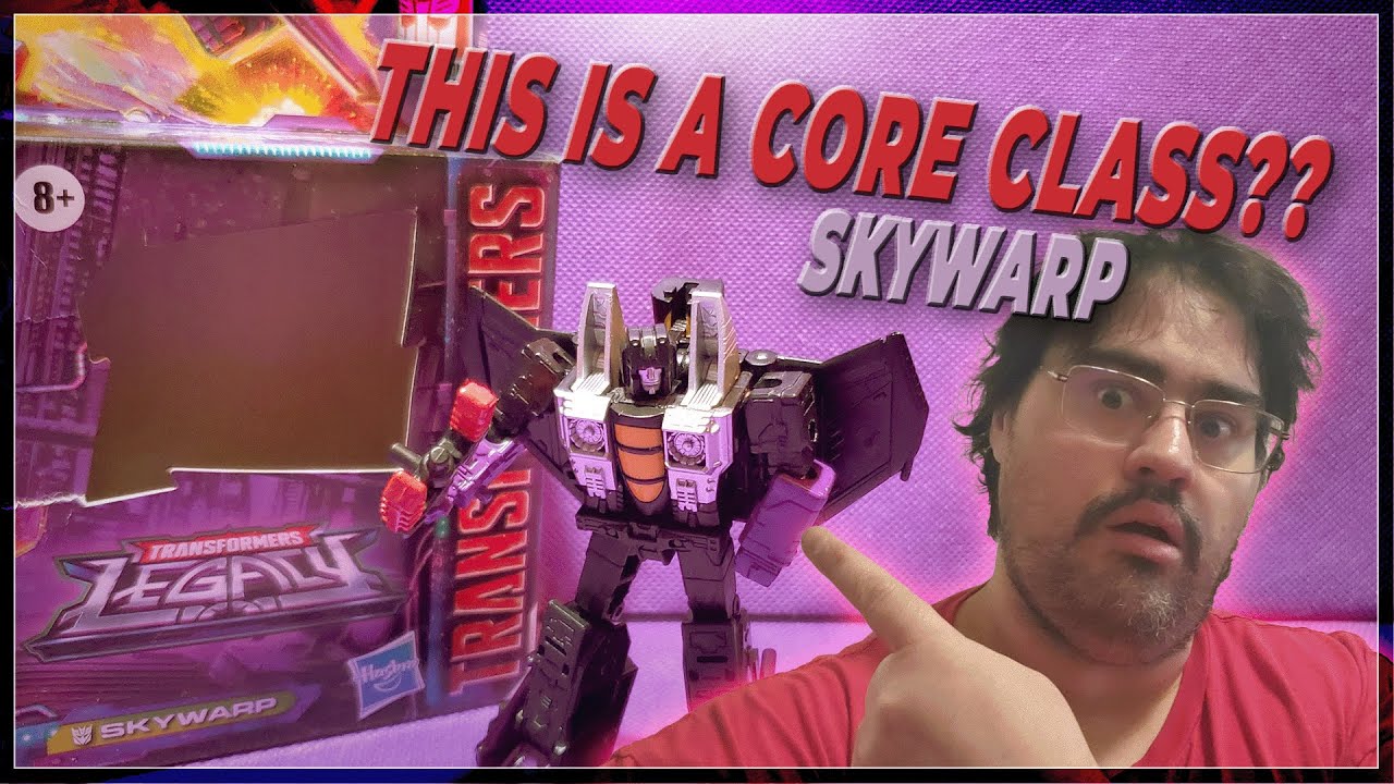 Transformers Legacy Core Class Skywarp - YouTube