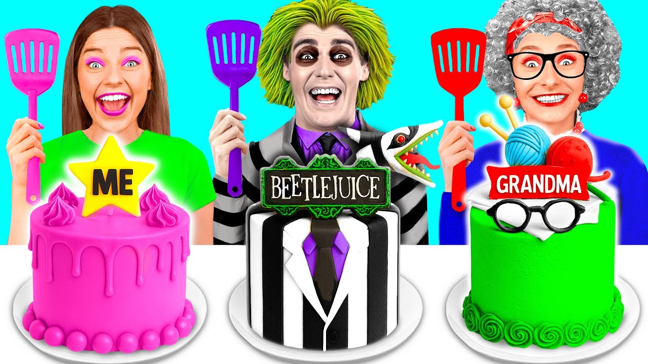 Me vs Beetlejuice Cooking Challenge - YouTube