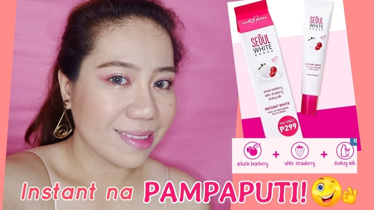 INSTANT WHITENING CREAM | SEOUL WHITE KOREA | heyitsmarge - YouTube