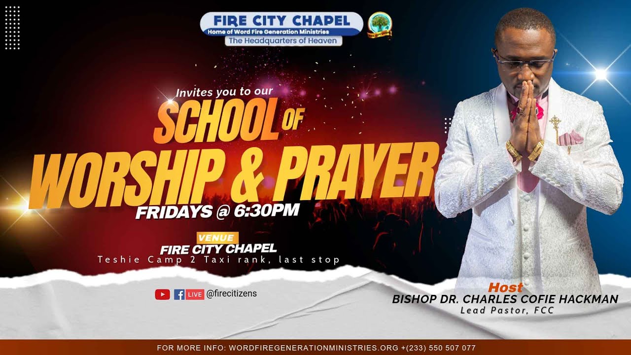 Live with Bishop Charles Hackman @ Fire City Chapel | School of Worship ...