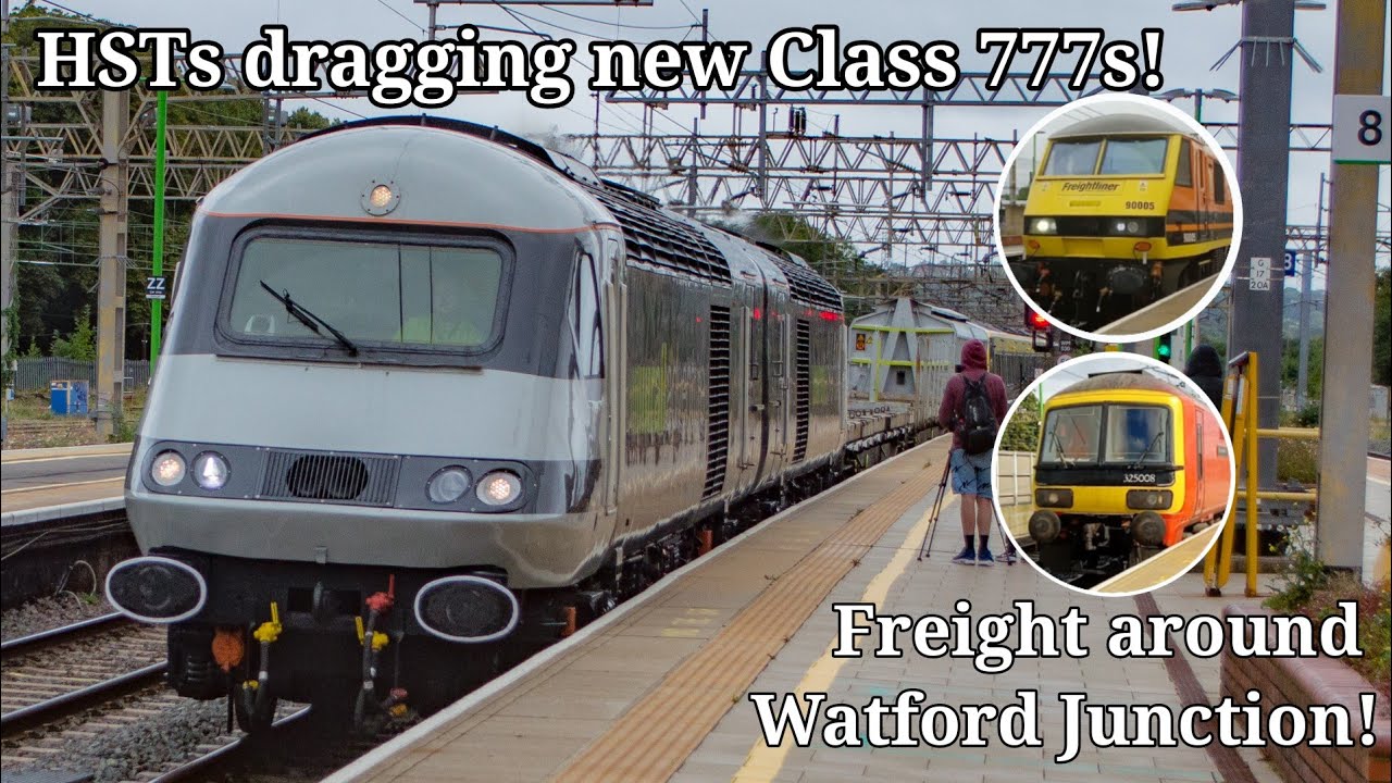 Rail Adventures' Class 777 Drag with HSTs! - Freight around Watford ...