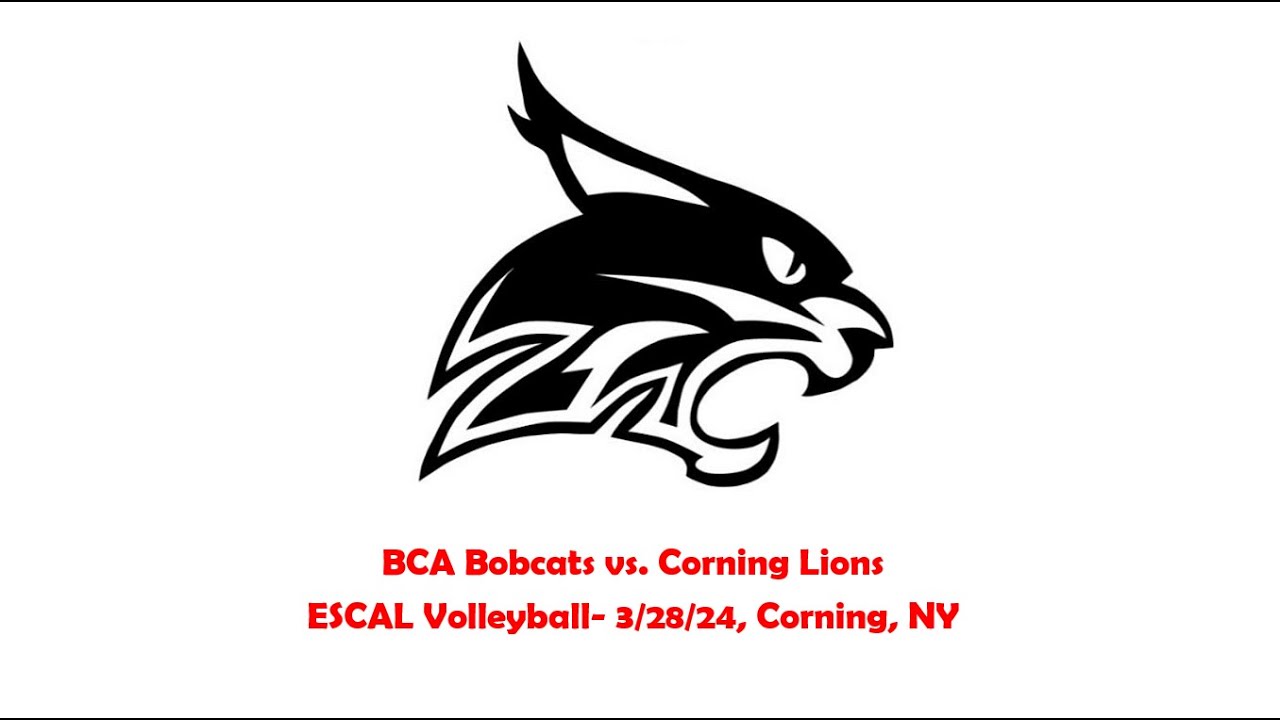 BCA Bobcats Boys Volleyball at Corning- March 28, 2024 - YouTube
