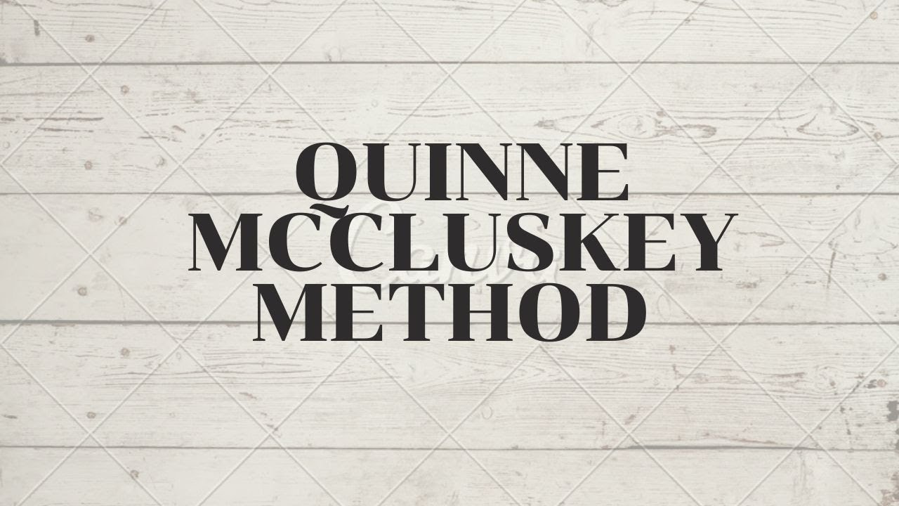 Quine-McCluskey Minimization Technique (Tabular Method)| QM Method ...