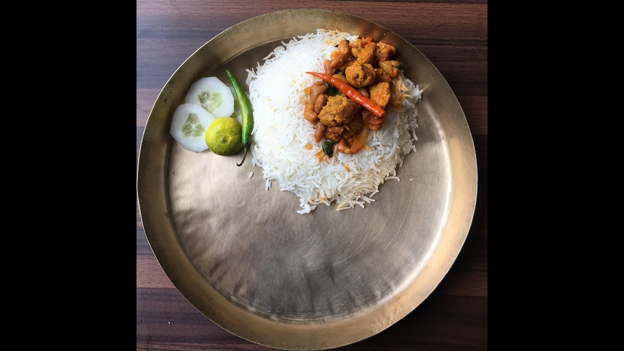 Rajma Recipe | Rajma Chitra w Soya Chunks - YouTube