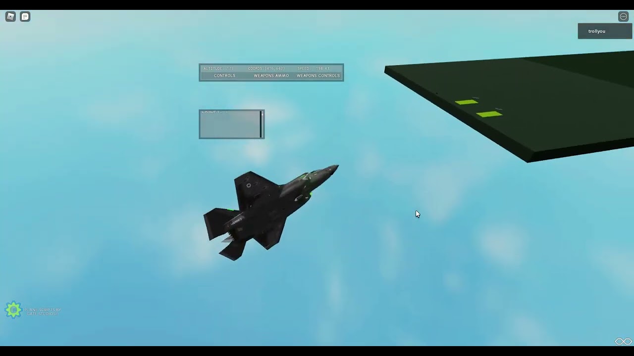 Roblox F-35 Lightning Demo - YouTube