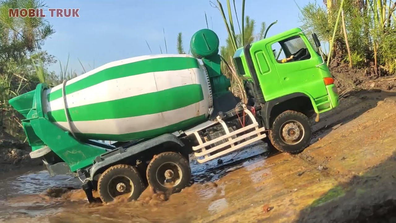 MOBIL TRUK MOLEN COR MIXER SEMEN, TRUCK RC CANTER, MOBIL REMOT SCANIA ...