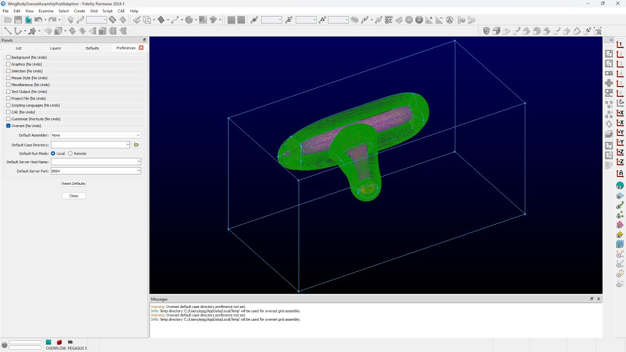Fidelity Pointwise: Overset Meshing Preferences - YouTube