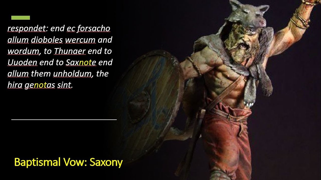 Sahsnoth or Seaxneat, Patron God of the Saxons - YouTube