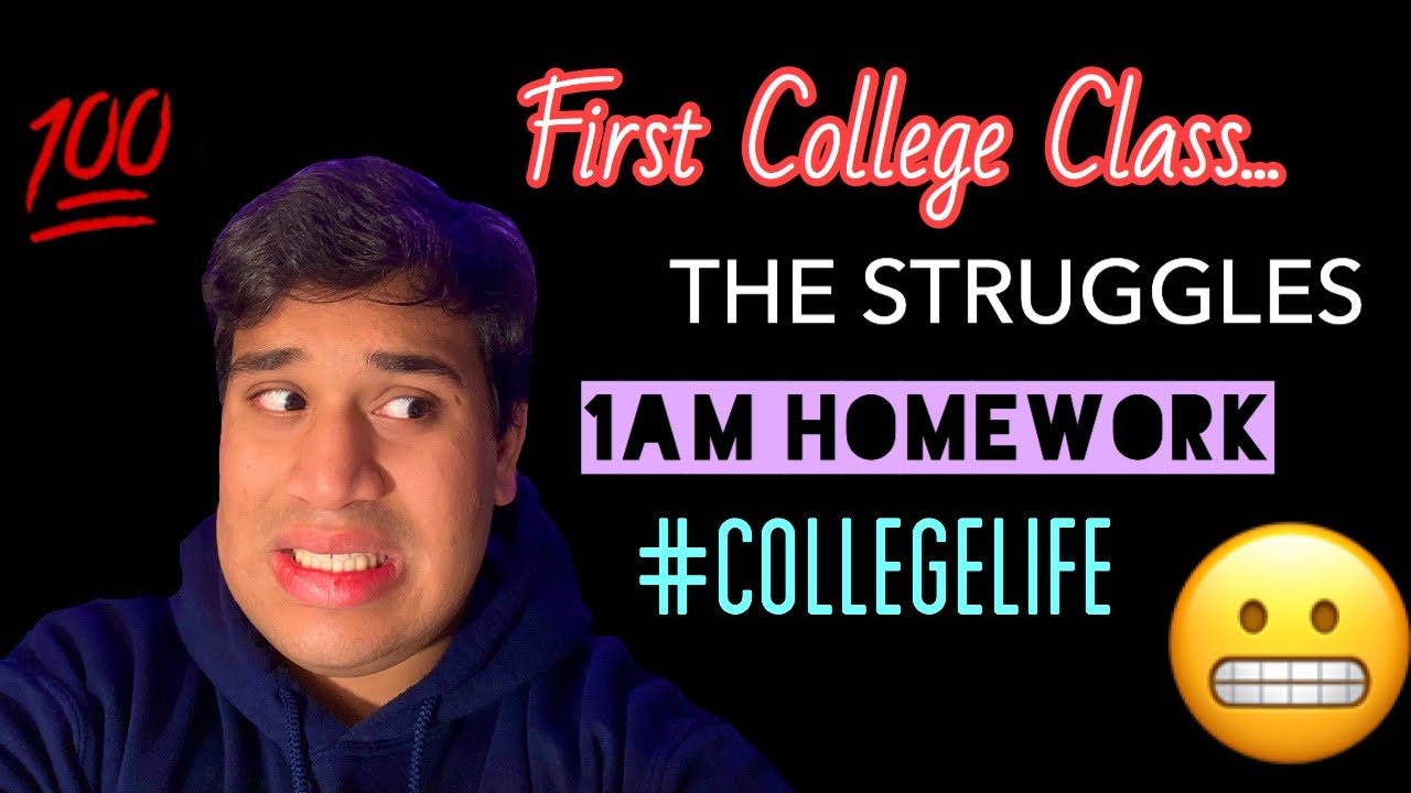 MY FIRST COLLEGE CLASS EXPERIENCE!!! - YouTube