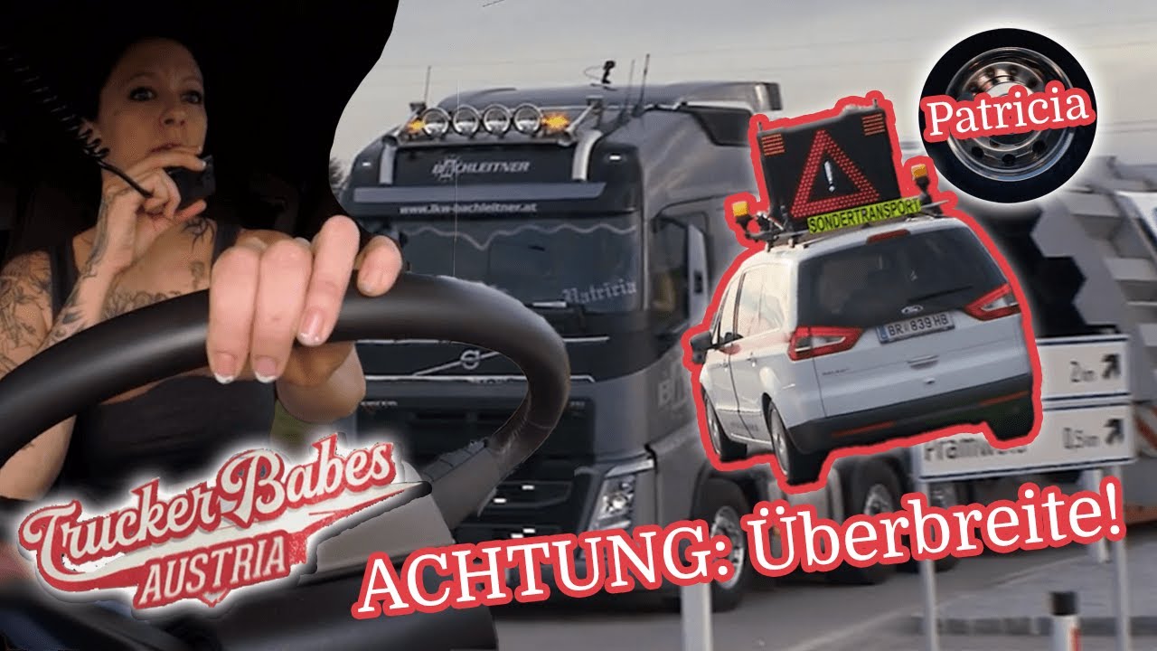 ACHTUNG ÜBERBREITE! ⚠️ Gefährlicher Transport im Straßenverkehr ...