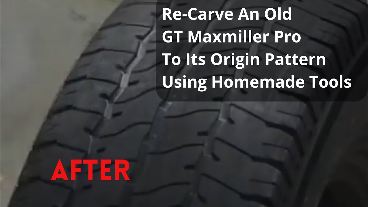RE-CARVE OLD GT MAXMILLER PRO TO ITS ORIGINAL PATTERN - YouTube