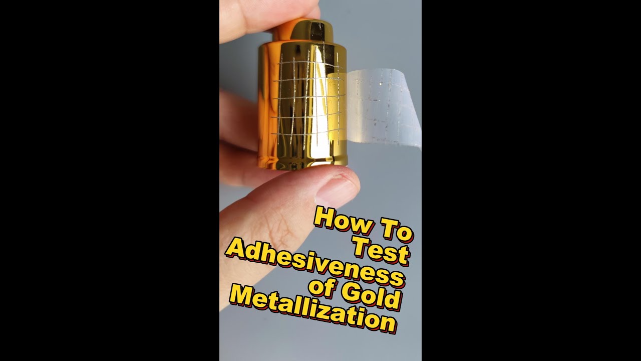 Cosmetic Packaging: How To Test Adhesiveness of Gold Metallization? # ...