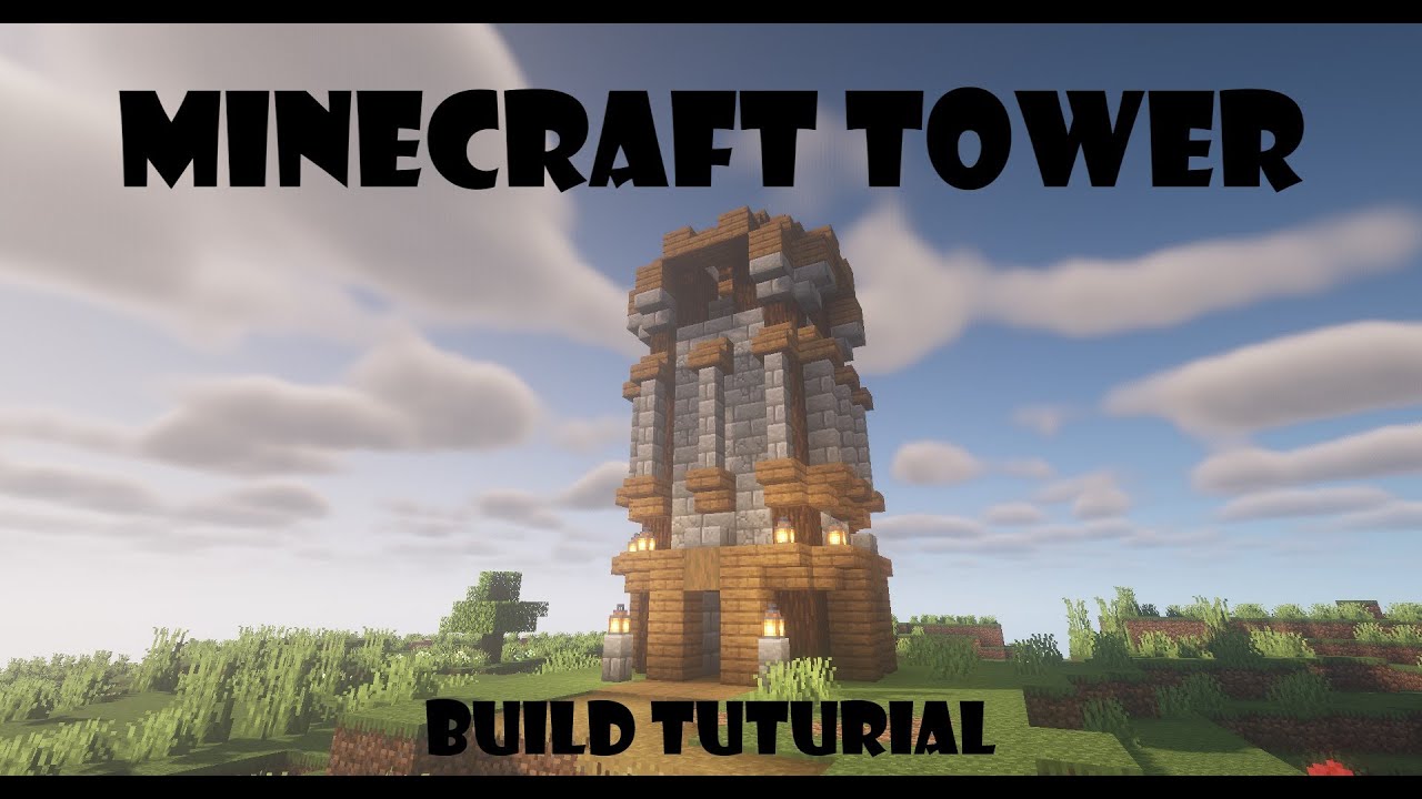 Medieval watch tower | Minecraft Build tutorial - YouTube