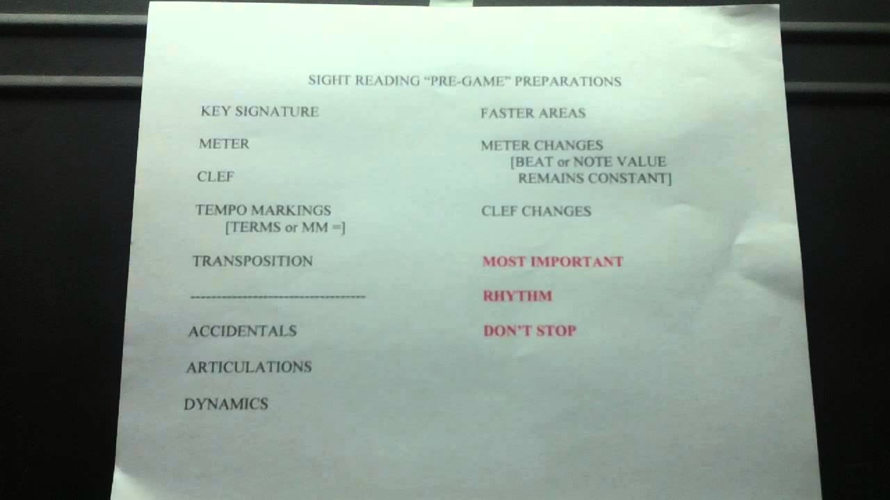 2013 KMEA Sight Reading, David Elliott - YouTube