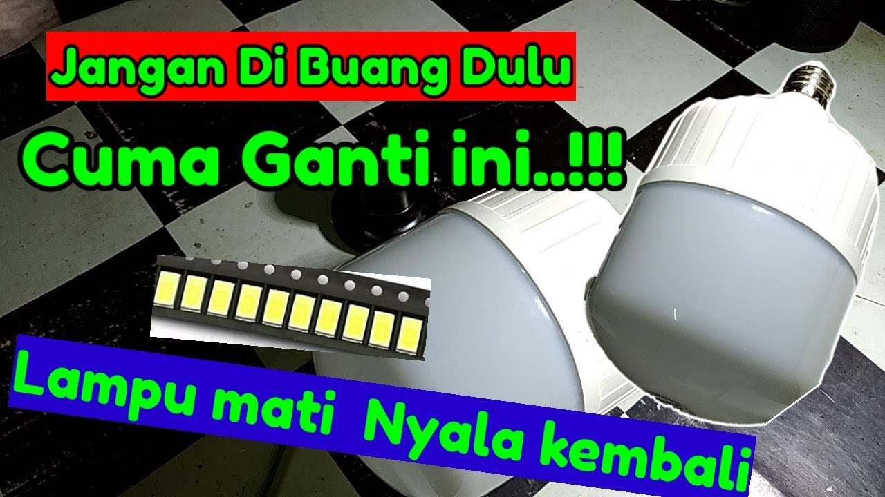 Service Lampu LED 40Watt mati Total Dengan Mudah - YouTube