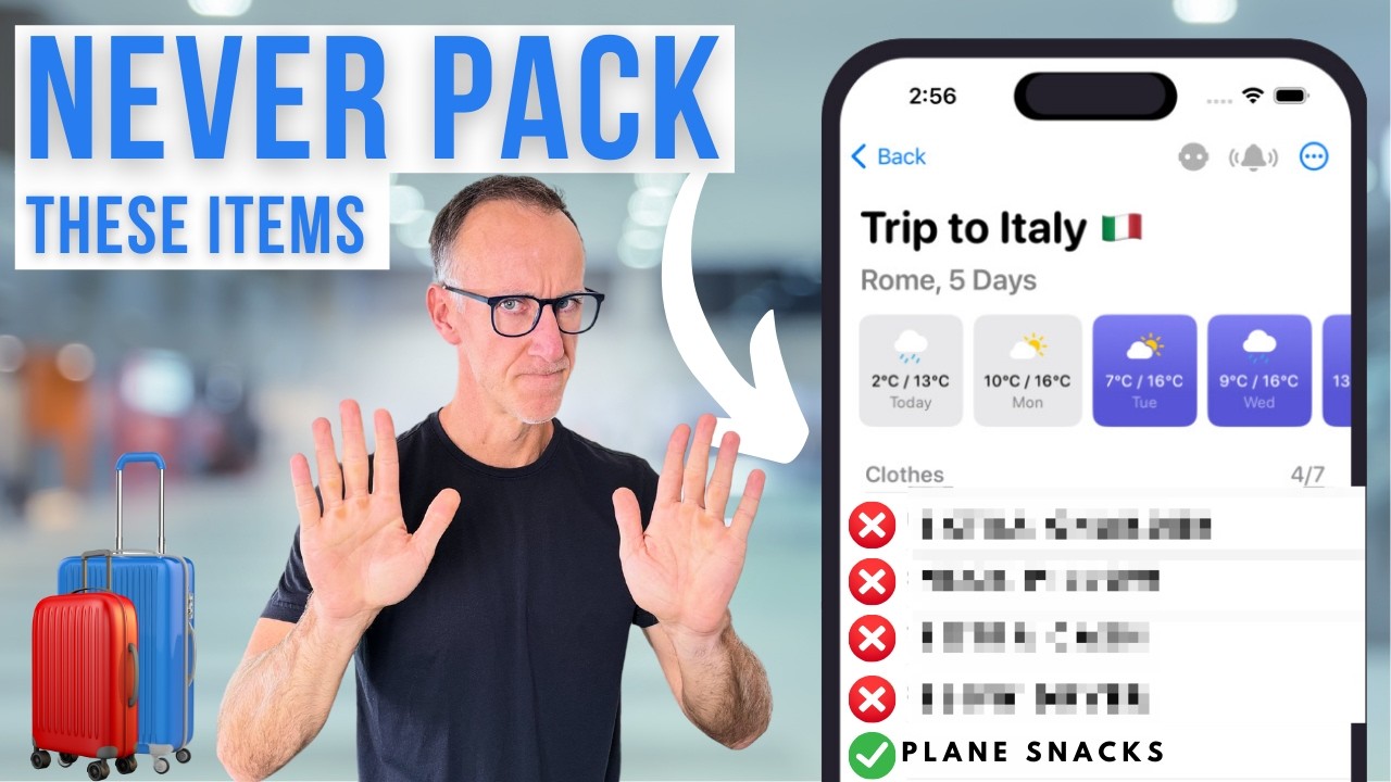 10 Things Experienced Travelers Do Not Pack (+ 5 alternative items that ...