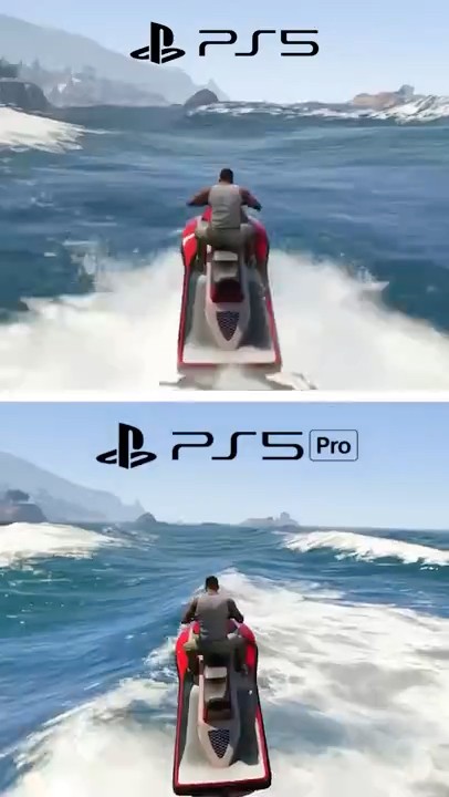 Ps5 Slim vs Ps5 Pro Game Comparison | Gta 5 Graphic Comparison Ps5 vs ...