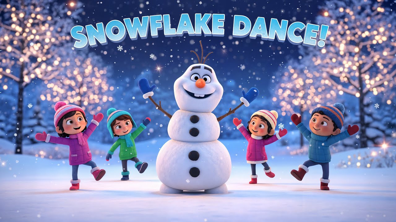 “☃️ The Snowflake Dance | Winter Fun Song for Kids!” - YouTube