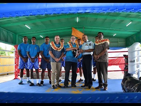 Fijian Minister Hon. Parveen Kumar Bala officiates at the launch of ...
