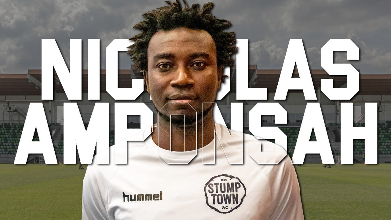 Nicholas Amponsah Stumptown AC Centre Back Highlights - YouTube