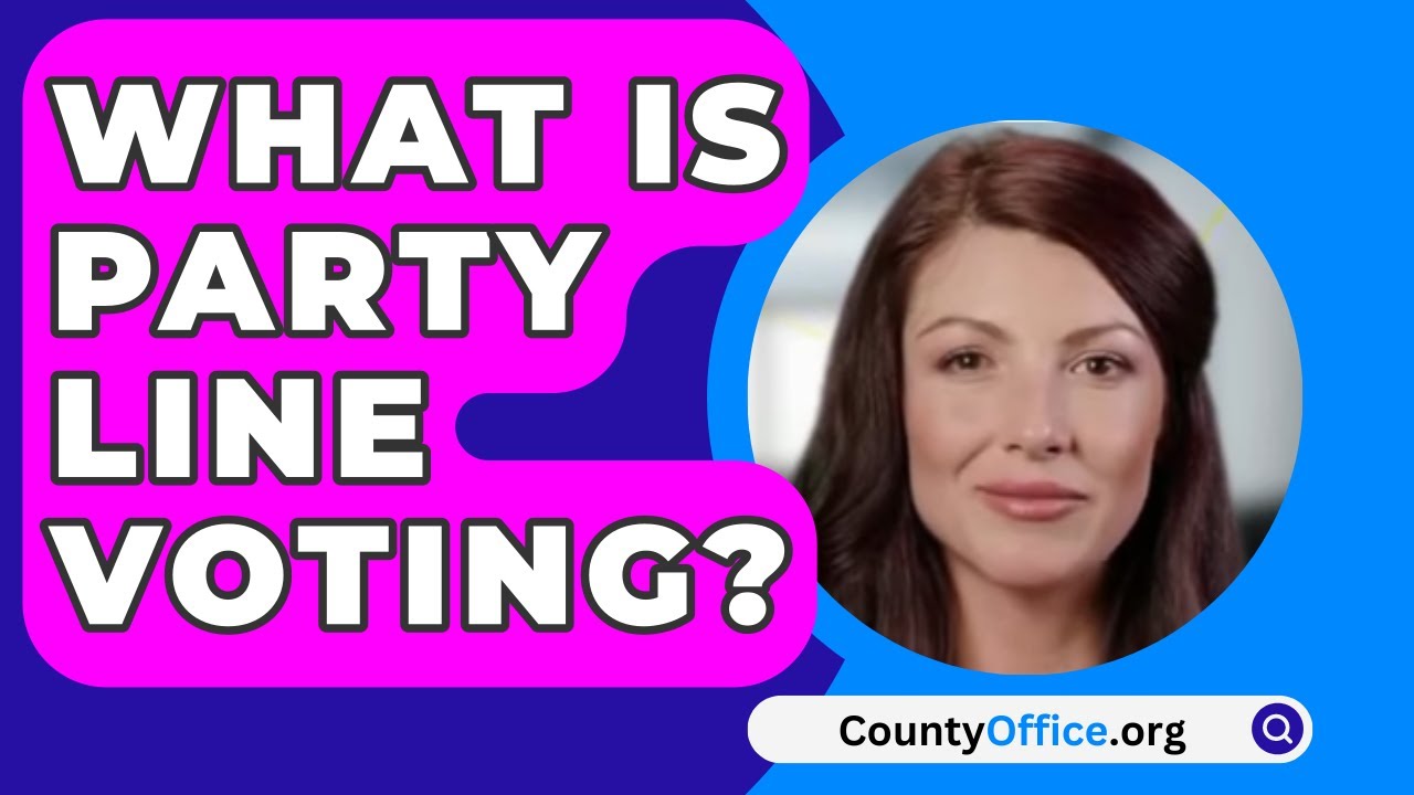 What Is Party Line Voting? - CountyOffice.org - YouTube