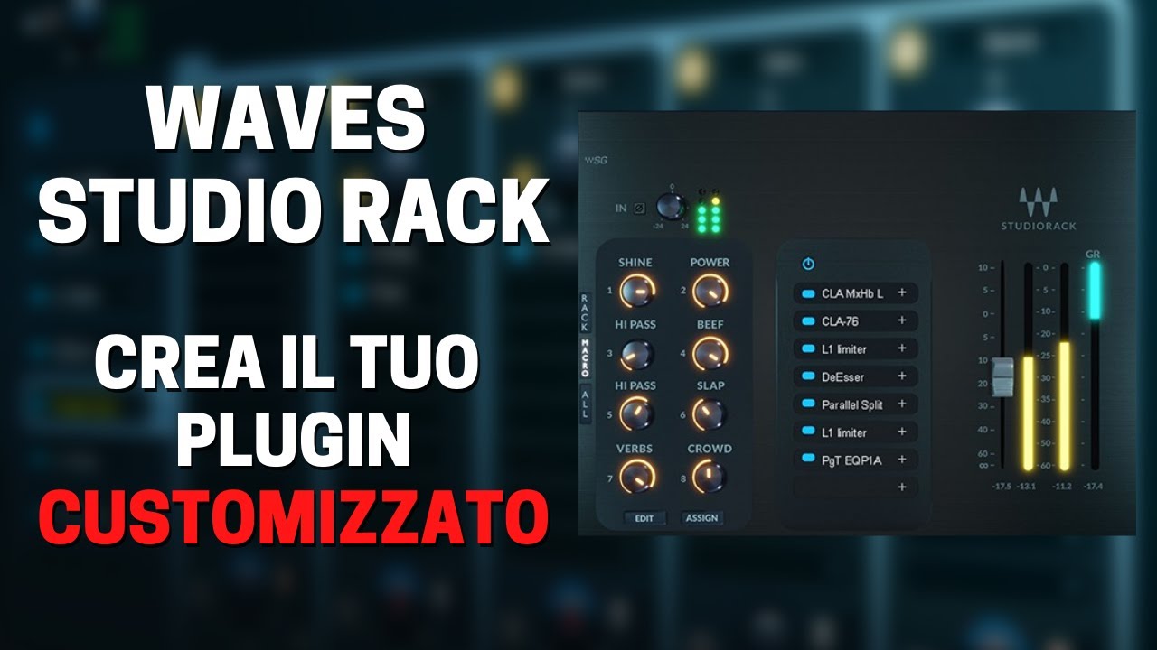 Creare PLUGIN e ROUTING personalizzato con WAVES STUDIO RACK - YouTube