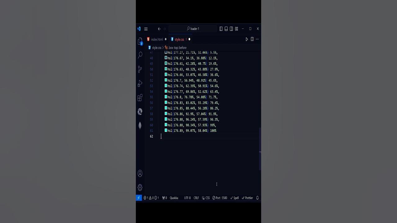😀 How To Create New Animation Loader 1 Coding Css Htmlcss Code Tutorial Cssanimation Youtube