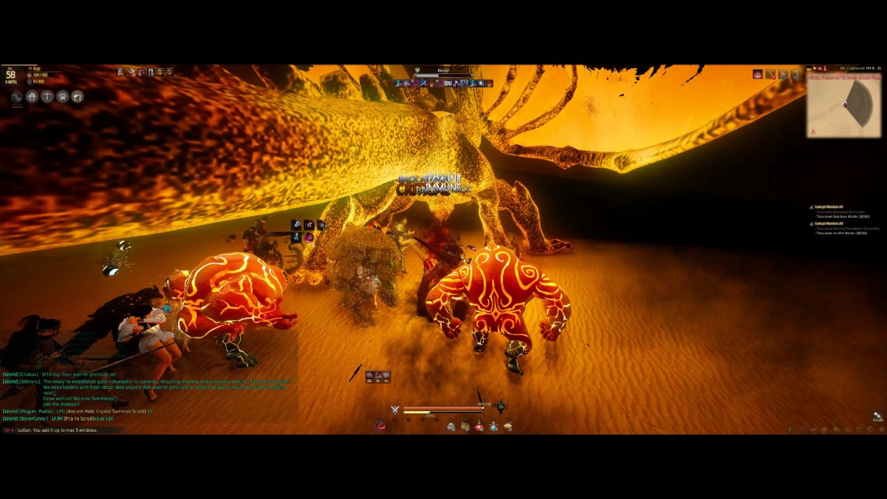 Black Desert Online - Nouver World Boss Dragon at Dusk - YouTube