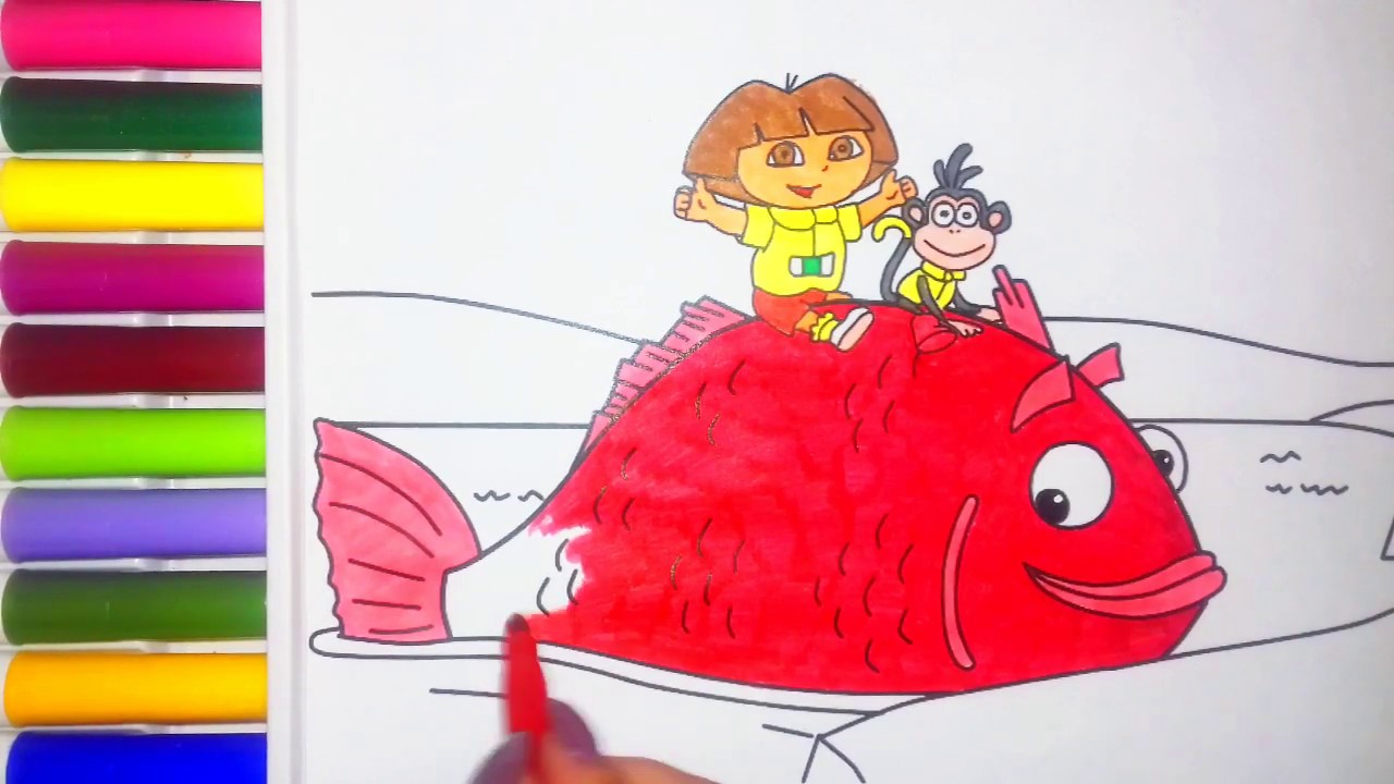 Dora the Explorer/Casket of happiness.Big fish /Шкатулка счастья ...