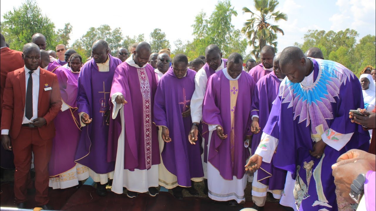 Fr Cyprian Odongo Laid to rest at St Joseph's Cathedral Parish - YouTube