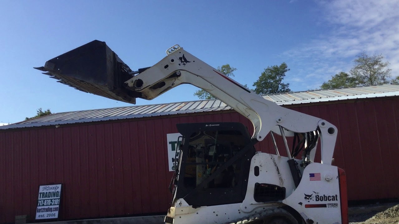 Bobcat T750 Skid Steer - YouTube