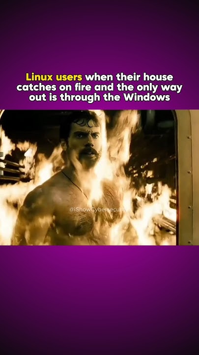 Linux Users have personal issues with Windows #cybersecurity #ethicalhacking - YouTube