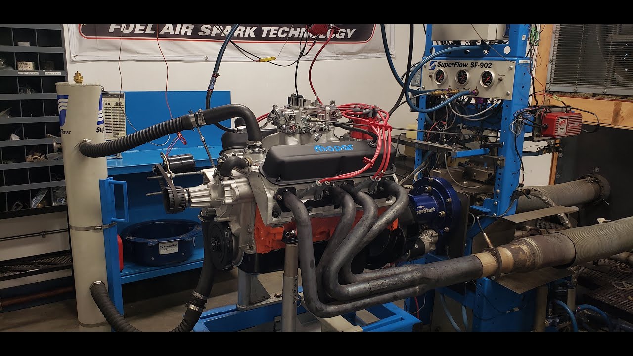 Dodge 410 CID on the Dyno - YouTube