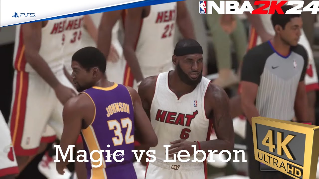 NBA 2k24 [PS5 4K] Showtime Lakers Goes To South Beach Miami Magic vs ...