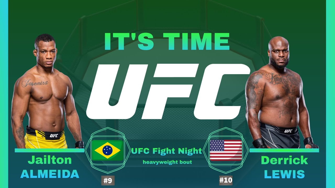 Jailton ALMEIDA vs Derrick LEWIS (UFC SAO PAULO) - YouTube