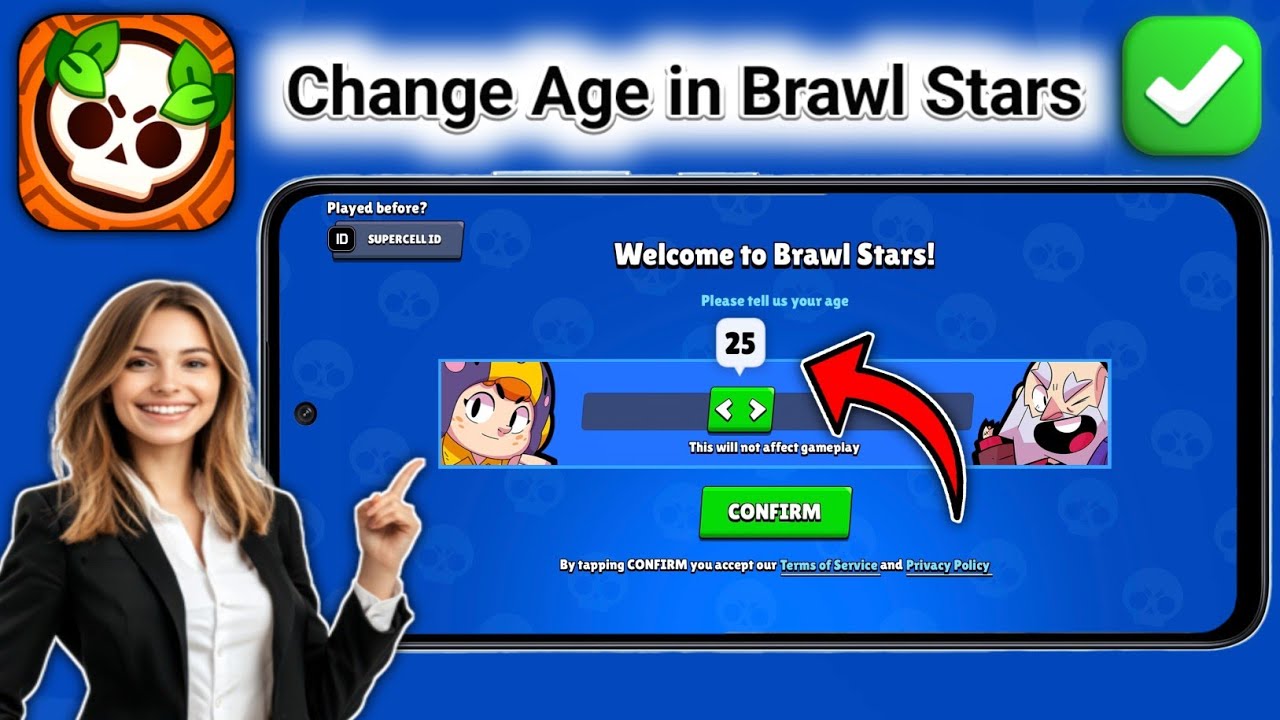How To Change Age in Brawl Stars 2025 | Brawl Stars Age Update Tutorial ...
