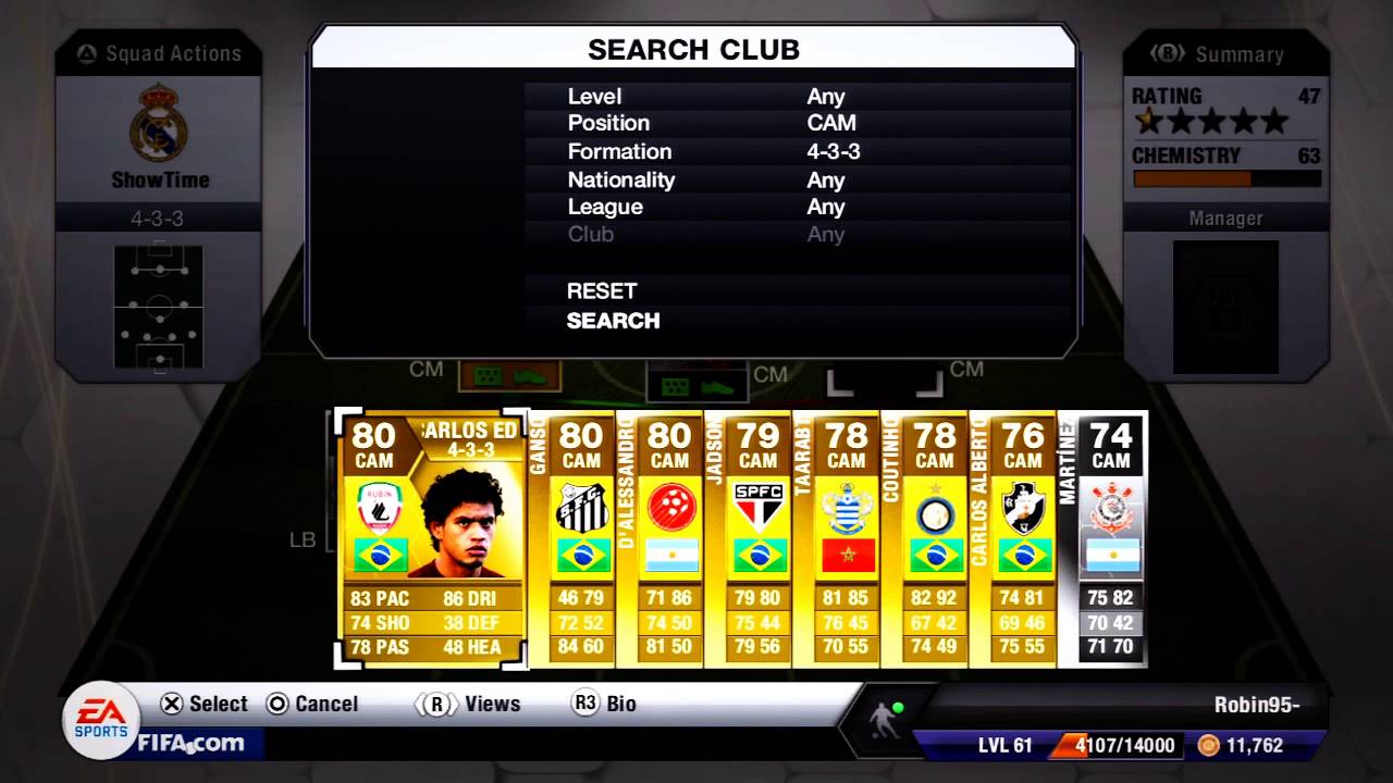 FIFA 13 - Skill Squad || #2 || Ft.Robinho,Jaja & Kelvin+Goals - YouTube