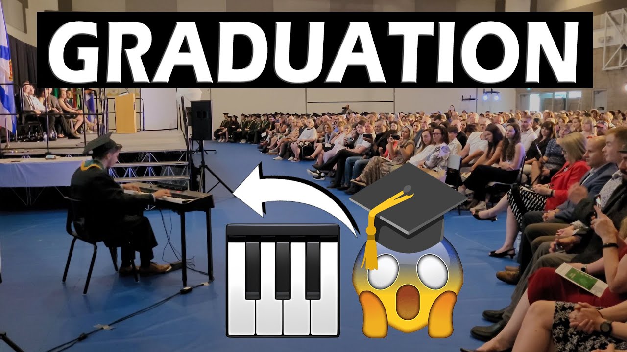 -- STANDING OVATION -- The MOST EPIC Graduation PIANO Performance EVER ...