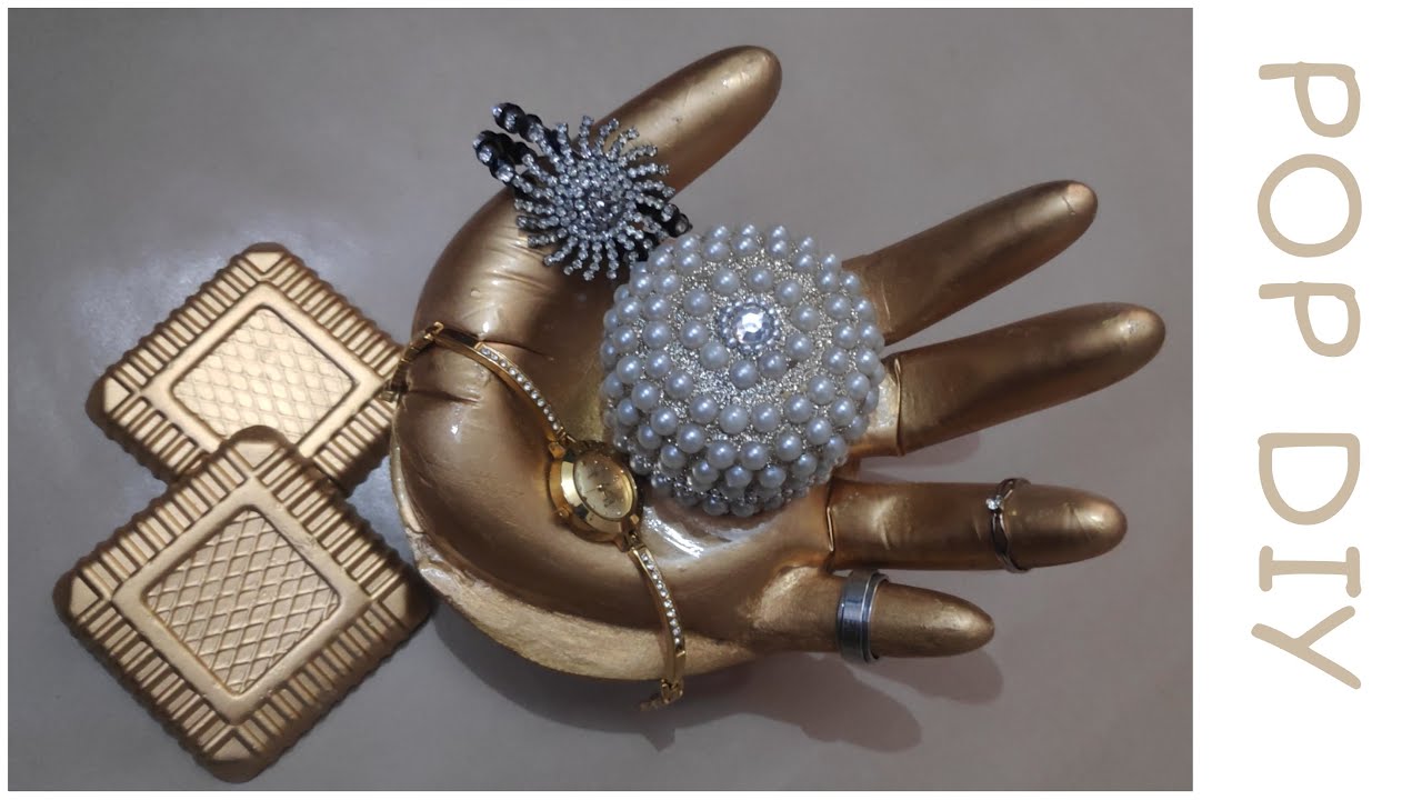How to make POP Hand | Home Decor | Handmade crafts #diy #artandcraft ...