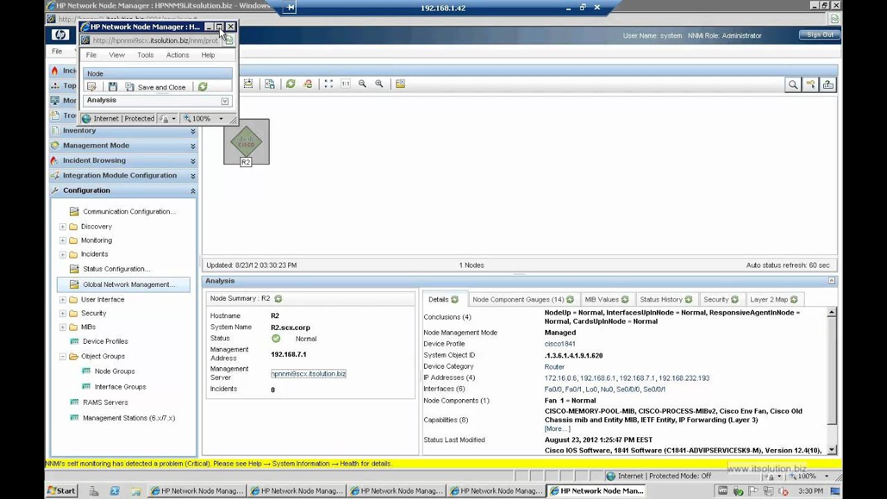 Create topology map based on Global HP NNMi 9.2 configuration - YouTube