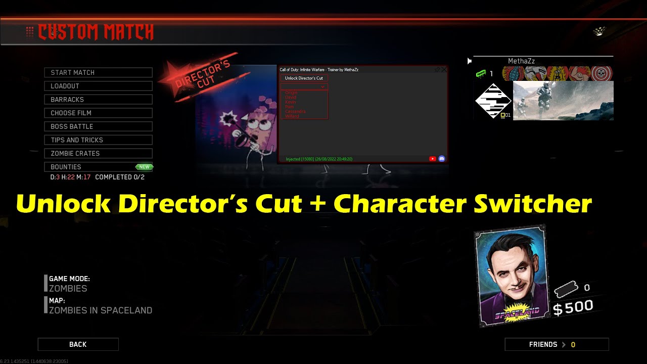 [UPDATED] How to unlock the Director's Cut using "CoD IW Trainer ...