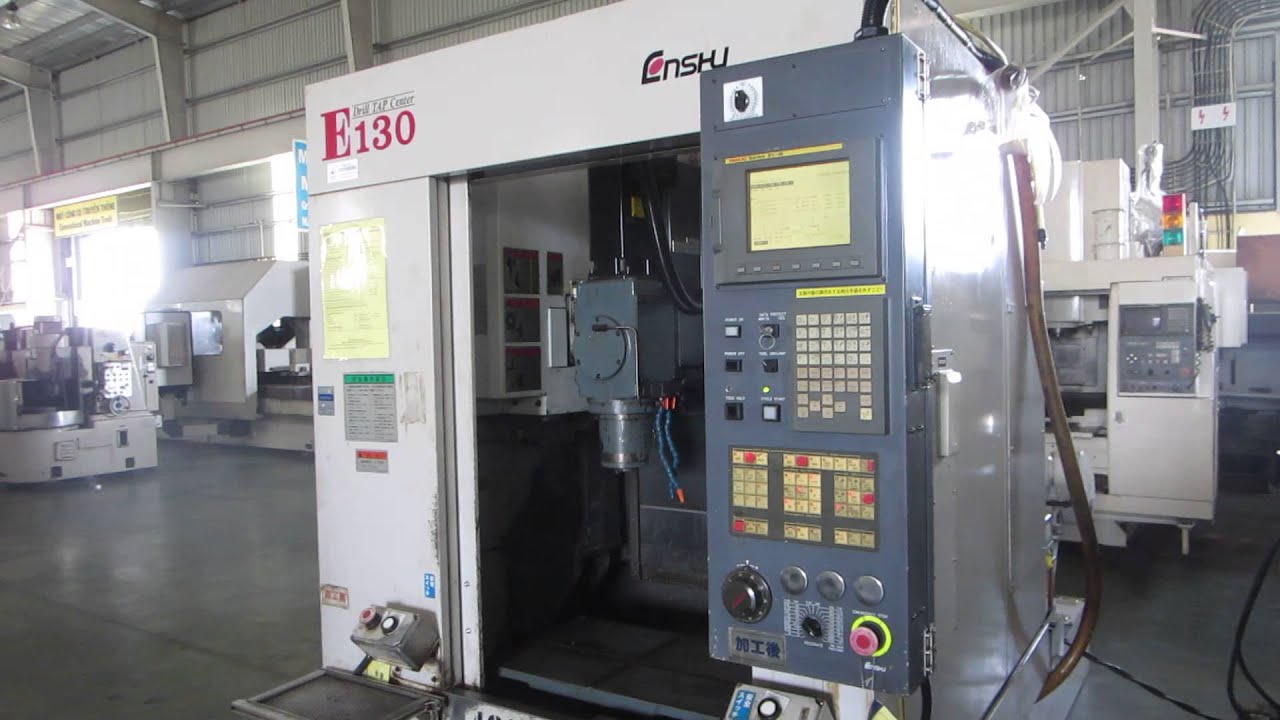 CNC Milling Machine - ENSHU - ANBE-005-01 - YouTube