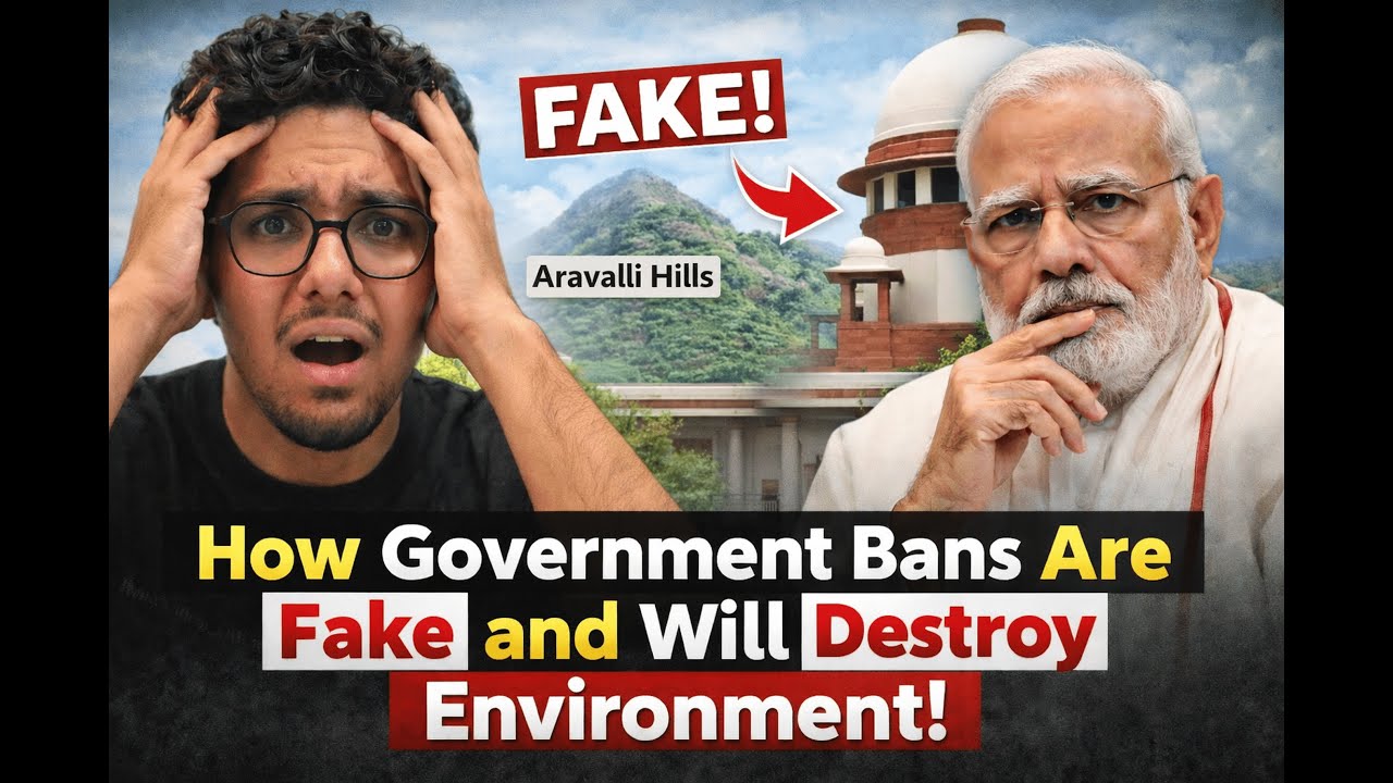 Reality of ban imposed on Aravali hills - YouTube